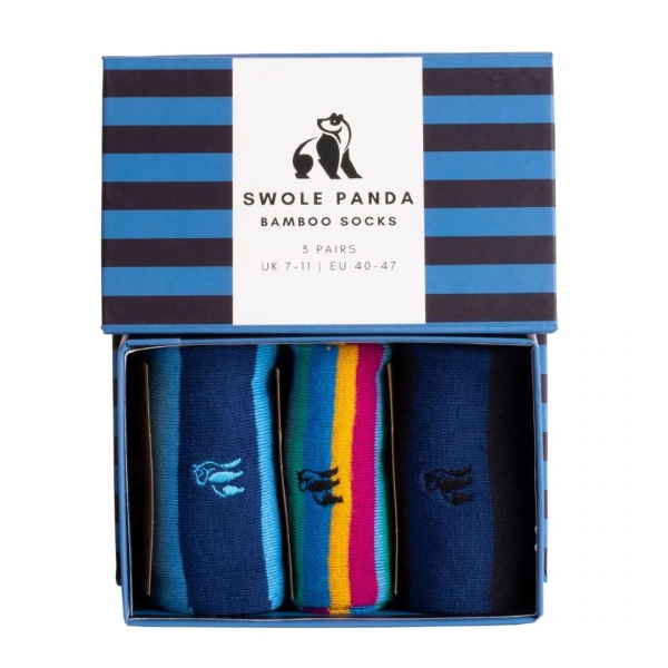 Orange and Blue Swole Panda Gift Box fatfig.co.uk